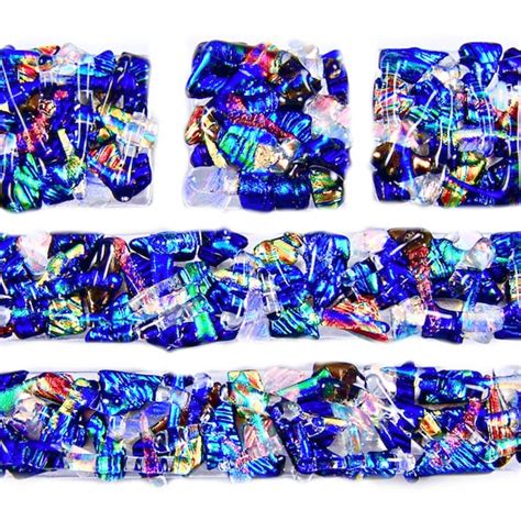 Dichroic Glass Knobs Etsy