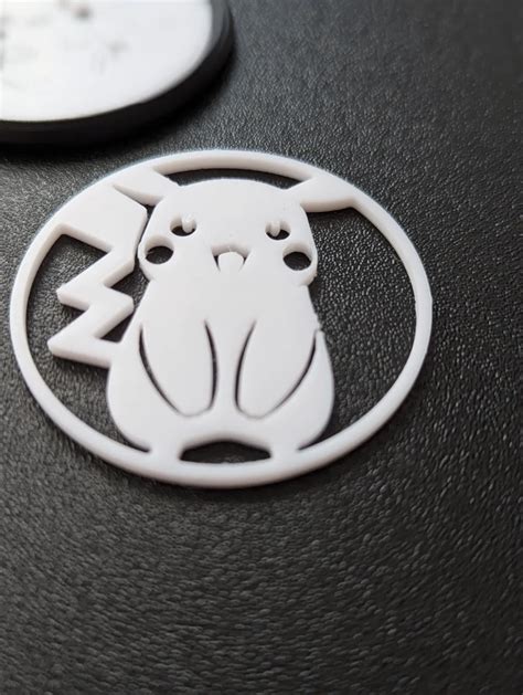Pikachu Coin Pokemon Free 3d Print Model Makerworld