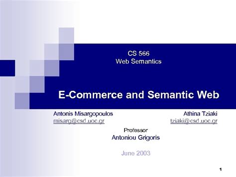 cs 566 web semantics e commerce and semantic web