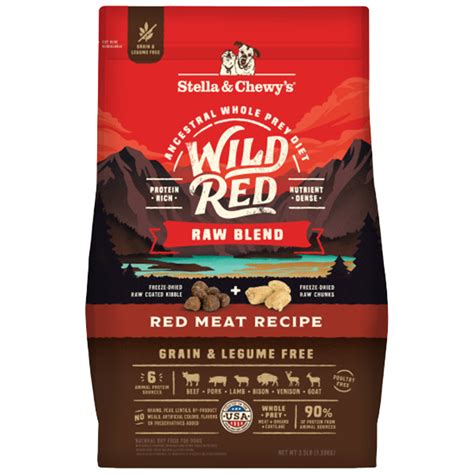 Stella And Chewys Wild Red Raw Blend Grain And Legume Free Red Meat Recip