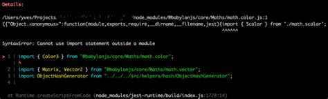 Babylonjs Typescript Imports Fail For Mochajs Specs Issue Babylonjs Babylon Js Github