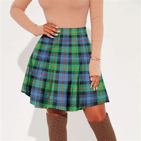 Murray Of Atholl Ancient Tartan Plaid Mini Skirt Mini Skirts Tartan
