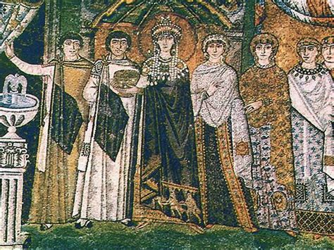 Arte Bizantina Teodora E La Sua Corte Chiesa Di S Vitale Ravenna