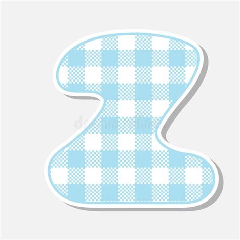 Patchwork Hand Drawn Textile Font Cute Textile Font For Scrapbook Or Collage Design Stock