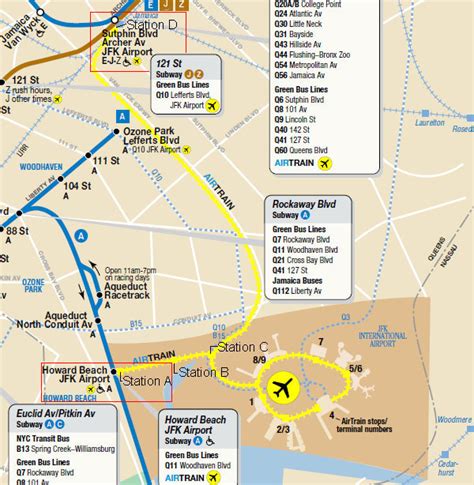 Jfk Terminal Map Airtrain At Aidan Wendt Blog