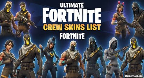 Crew Skins List In Fortnite March 2026 Complete Guide