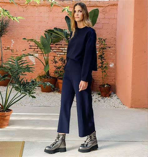 Chie Mihara Pamina Pants Navy Clothes Fall Winter Collection