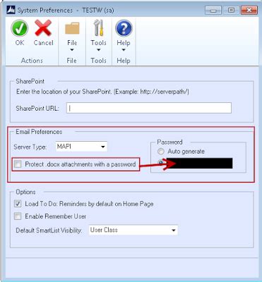 Dynamics Confessions Blogspot Setting Up E Mail In Dynamics GP
