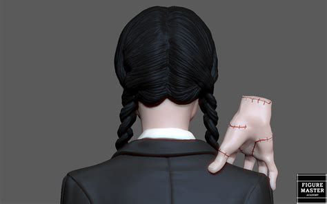 3d File Wednesday Addams Uniform Girl Character 3d Print 🧛 ・3d Printing