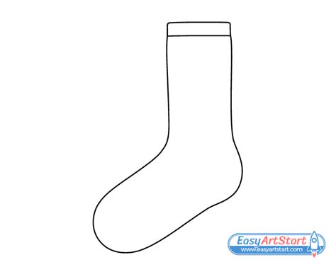 How To Draw Socks Step By Step EasyArtStart