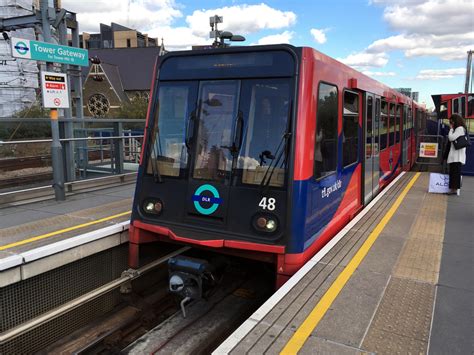 British Diesels And Electrics Docklands Light Railway B90 B92 B2k Stock