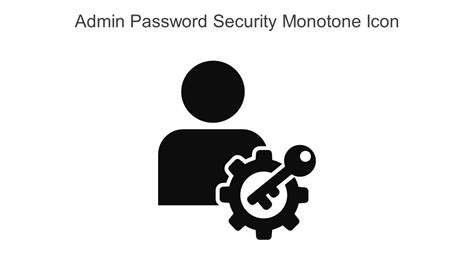 Admin Password Security Monotone Icon In Powerpoint Pptx Png And Editable Eps Format Ppt Template