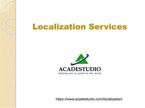 Localization Services Ppt Localization Services Ppt