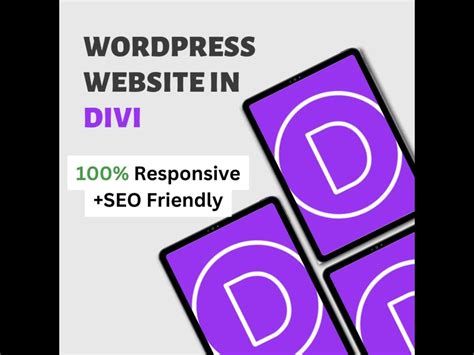divi wordpress website divi developer divi builder upwork