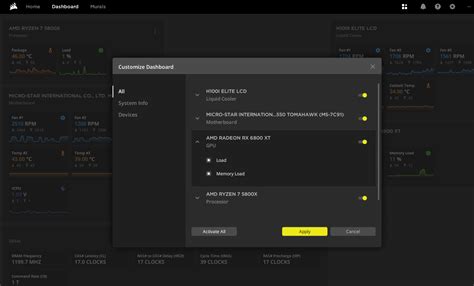 icue 5 not showing my gpu temp help please r corsair