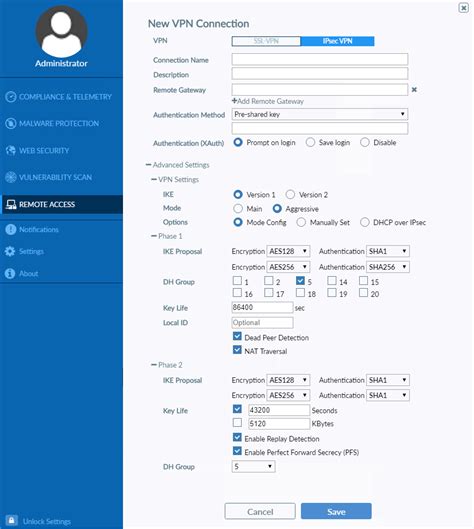 Configuring An Ipsec Vpn Connection Forticlient 7 4 0 Fortinet