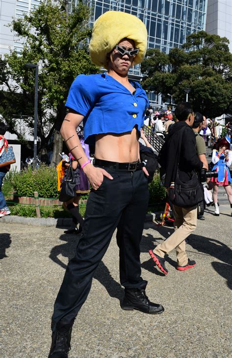 ホココスに参加したコスプレイヤー。「ボボボーボ・ボーボボ」のコスプレ サカエ経済新聞