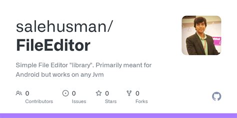 Github Salehusman Fileeditor Simple File Editor Library Primarily Meant For Android But