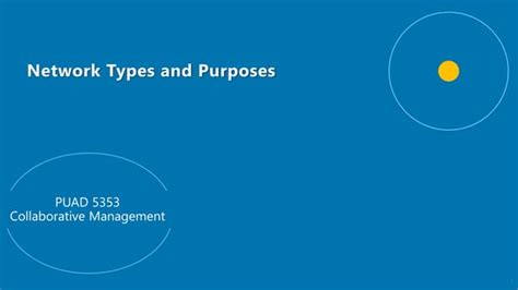 Week 2 Lecture Network Types And Purposes Ppt
