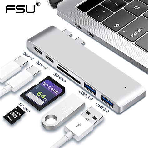Usb C Hub Thunderbolt Met Usb Adapter Voor O Grandado