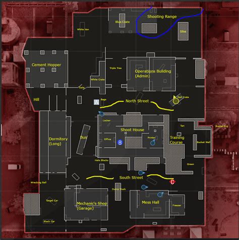 Nighthaven Labs Map Layout Blueprint With Callouts Rrainbow6