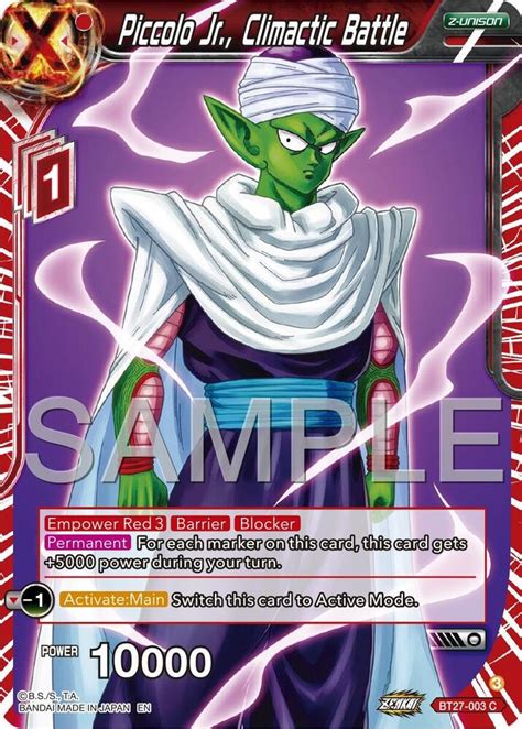 Piccolo Jr Climactic Battle History Of Z Dragon Ball Super