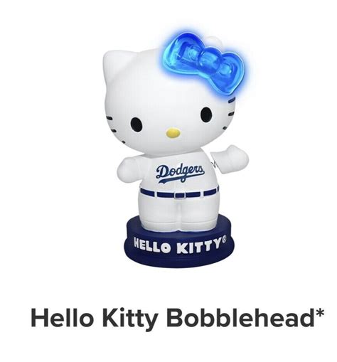 Hello Kitty Dodgers Bobblehead 2024