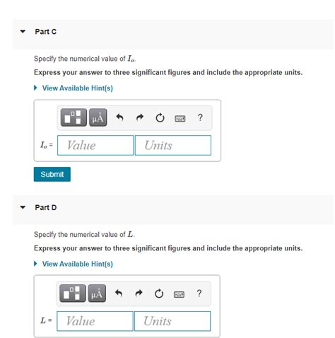 Solved Specify The Numerical Value Of Vs Express Your