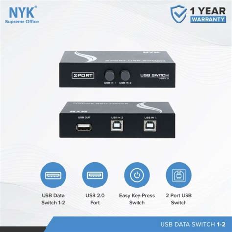 Jual Usb Data Switcher Nyk Usb Printer Sharing Di Seller Velvet Store