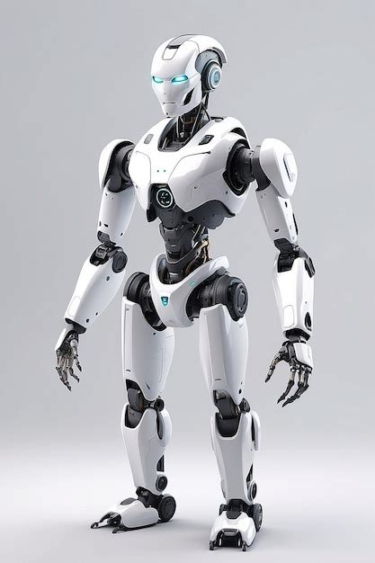premium photo technological modern robot full body robot isolated on