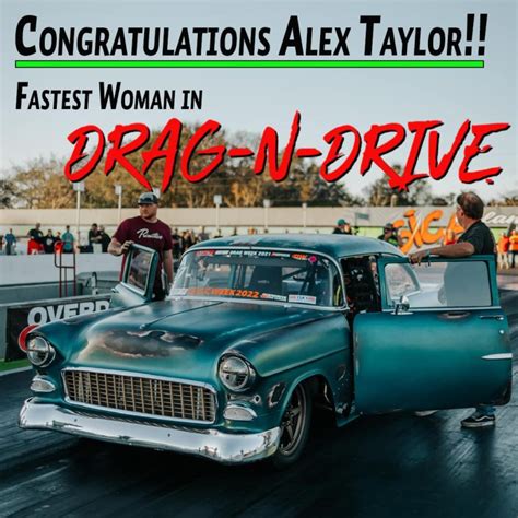 Alex Taylor Qanda Catching Up With The Fastest Woman In Drag And Drive Racing