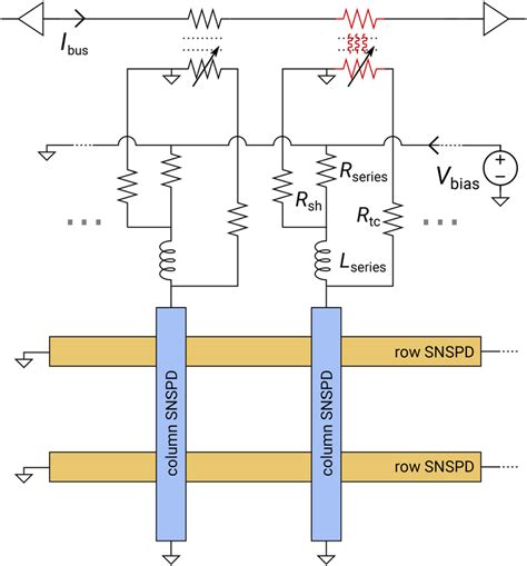 circuit diagram showing the configuration and approximate layout of the