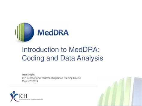 pdf introduction to meddra coding and data analysis · supports