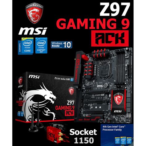 Mainboard Intel Msi Z97 Gaming 9 Ack Socket 1150 มือสอง พร้อมส่ง แพ็คดีมาก [[[แถมถ่านไบออส