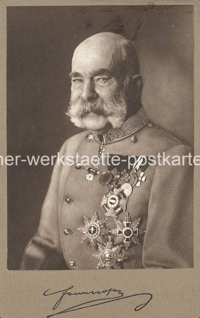 Kaiser Franz Josef In Uniform Hofballzuckerl Um 1885 Und Kabinettfoto Porträt Mit Faksimile
