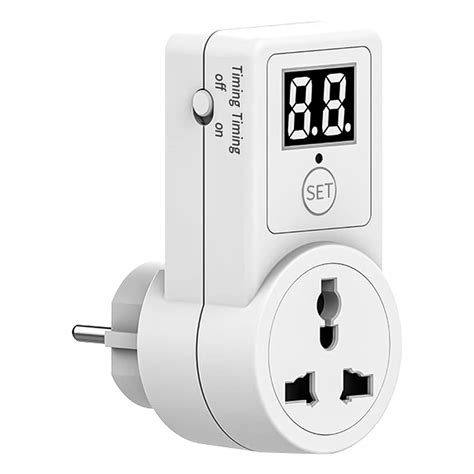 Serplex® Timer Socket Three Pin Plug Socket Timer Digital Timer Outlet