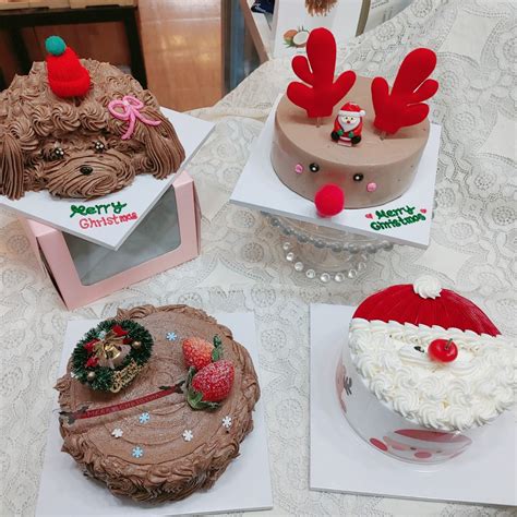 크리스마스 케이크 And 크리스마스 쿠키 And아이싱 쿠키 만들기 클래스 합니다 많은 관심 부탁 드려요