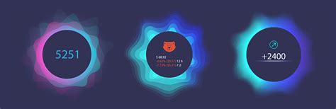 미래 지향적 인 Ui Ux 서클 바 설정 원형에 대한 스톡 벡터 아트 및 기타 이미지 원형 프로그레스 바 0명 Istock