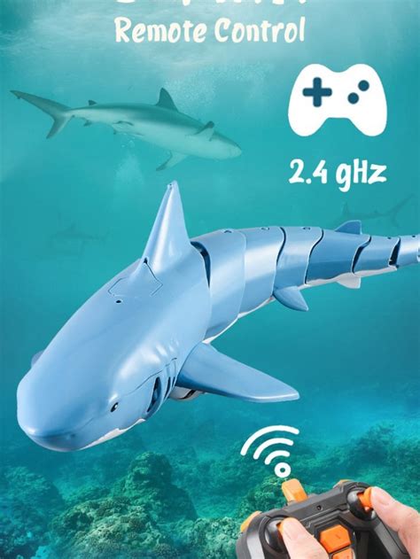 Jual Mainan Remot Kontrol Ikan Hiu Rc Shark Remote Control Edukatif Shopee Indonesia