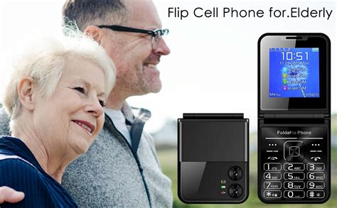 Dilwe Flip Phones For Seniors 2 6 Inch Unlocked Cell Phone Big Button Big Digits