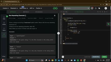 160daysofcode Gfg Gfg160 Geekstreak2025 Codingchallenge Seajal Singh