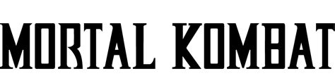 Mortal Kombat Font Download Famous Fonts