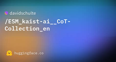 Davidschulteesmkaist Aicot Collectionen · Hugging Face