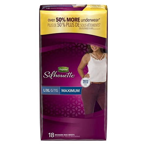 Depend Silhouette Incontinence Underwear For Women Maximum Absorbency