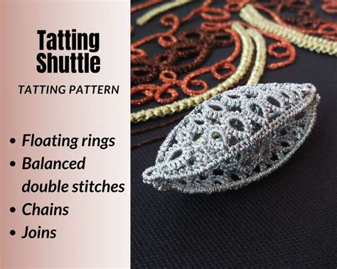 Shuttle Tatted Tatting Shuttles Pattern Pdf Instructions And Tutorial