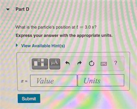 Solved The Velocity Versus Time Graph Is Shown For A