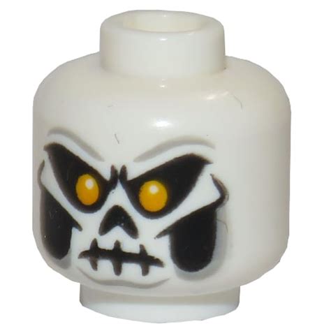 Lego Part 3626cpr1389 Minifig Head Taskmaster Dual Sided Skull Mask