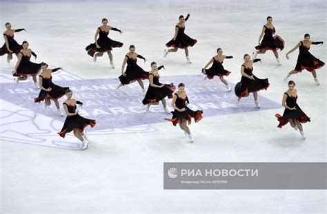 Фигурное катание Финал ГП Синхронное катание Произвольная программа РИА Новости Медиабанк
