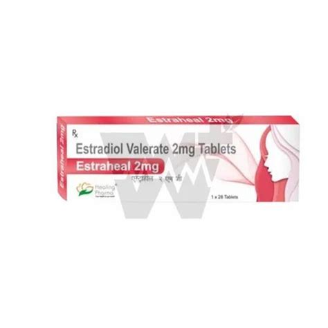 Estradiol Valerate Estraheal 2mg Tablet At Rs 290stripe Estrabet In