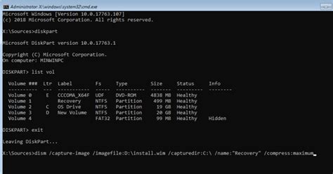 How To Create A Recovery Partition In Windows 10 Custom Factory Reset